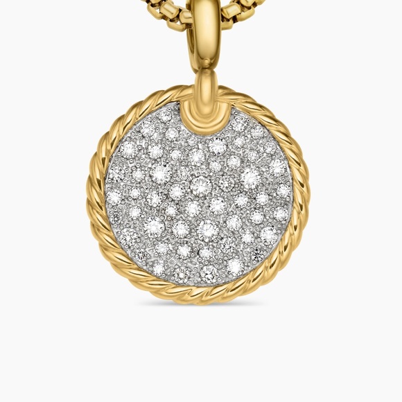 David Yurman | Jewelry | David Yurman Dy Elements Disc Pendant8k Yellow ...